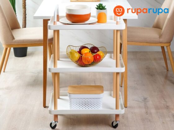 7 Model Troli Dapur Estetik Dengan Gaya Minimalis - Blog ruparupa