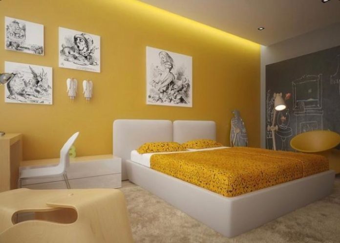8 Desain Kamar Warna Kuning yang Menarik - Blog ruparupa