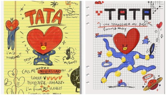 Kenali Nama-nama Karakter BT21 Karya Member BTS - Baju Teranyar